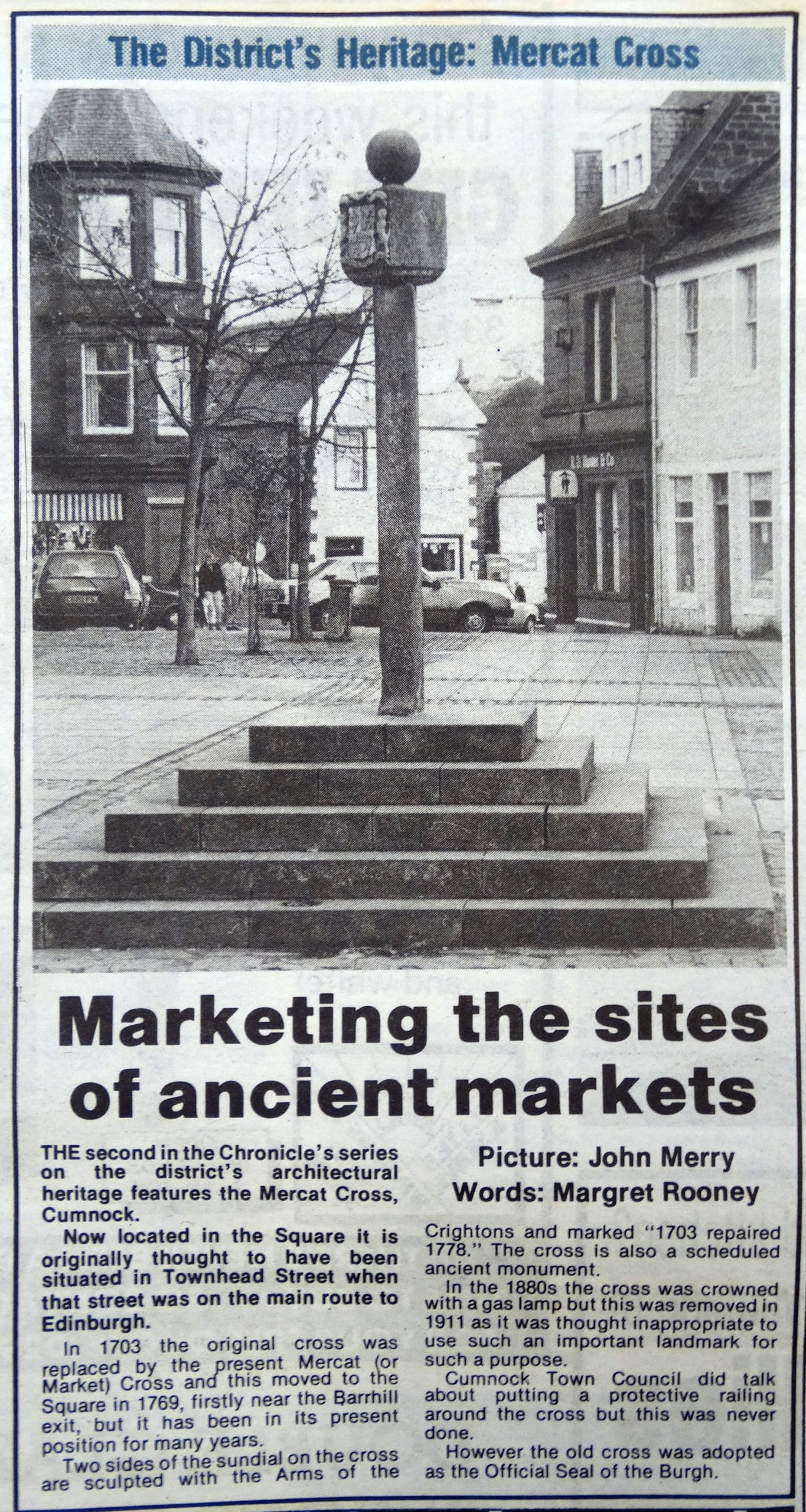 Mercat Cross – Cumnock History Group